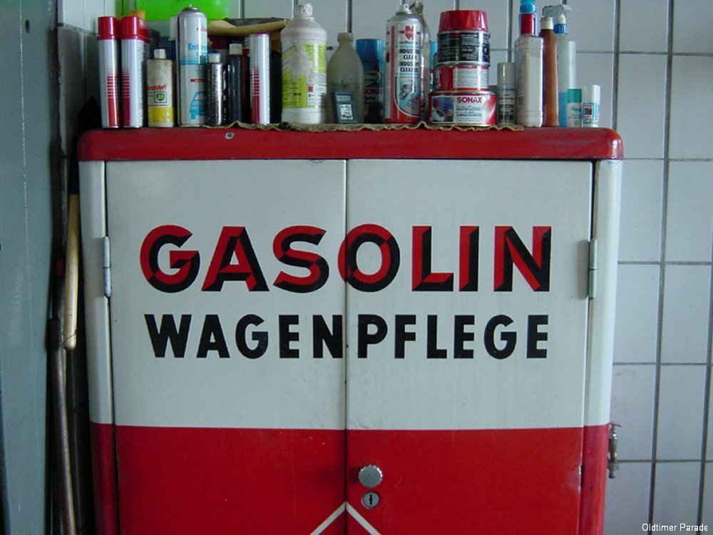Historische Gasolin Tankstelle – Oldtimer-Veranstaltungen